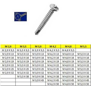 Tornillo DIN 7504 N - EMAC FIJACIONES - TIENDA ONLINE-